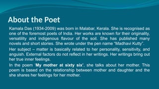 PPT - Ch 4-XII - My Mother at Sixty-six.pptx