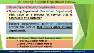 PPT- Chapter 5- Cost Allocation presentation pdf | PDF