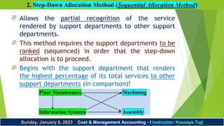 PPT- Chapter 5- Cost Allocation presentation pdf | PDF