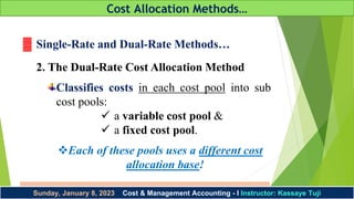 PPT- Chapter 5- Cost Allocation presentation pdf | PDF