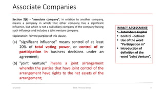 Companies (Amendment) Act 2017 - Changes in Key definitions & Issue of ...