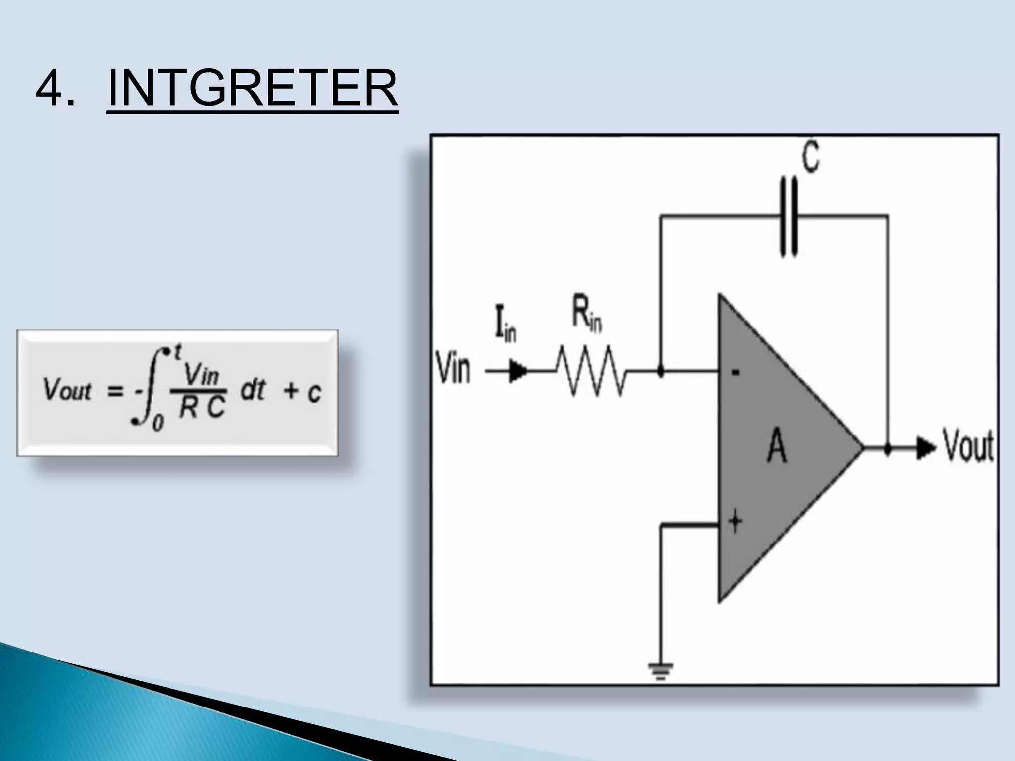 OPERATIONAL AMPLIFIER (OP-AMP)**** | PPTX