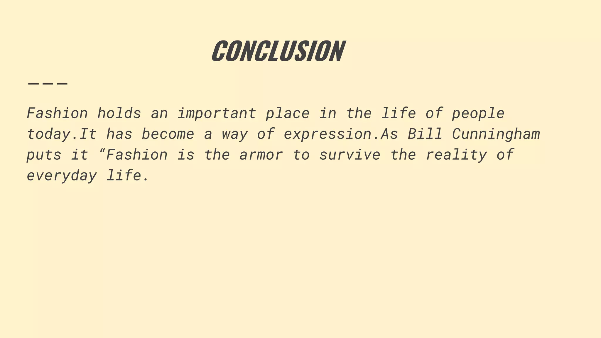 Fashion Style | PPTX