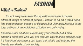 Fashion Style | PPTX