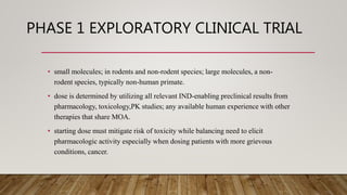 phase 1 clinical trial | PPTX