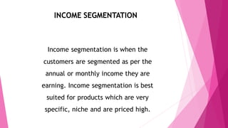 SEGMENTATION OF CONSUMER | PDF