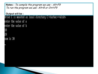 Programming in C Session 1 | PDF