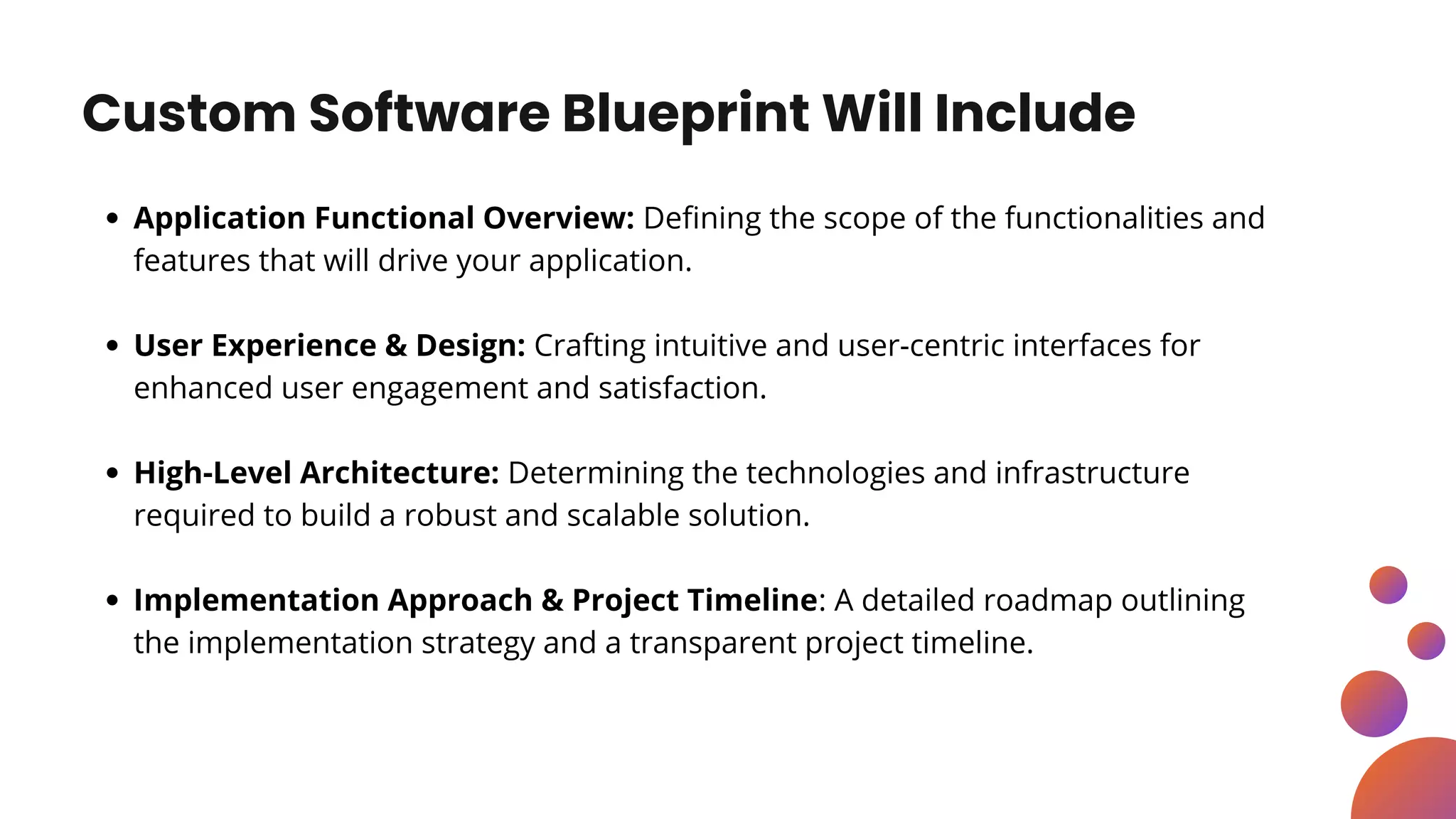 Custom Software Blueprint | PPT