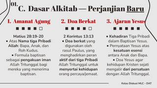 SABA Ministry Learning Center = Kelas "Doktrin Allah Tritunggal" | PDF