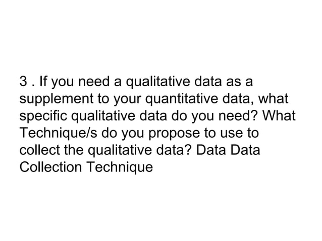 Ppt data collection | PPT