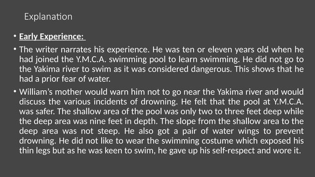 PPT - Deep Water class 12 cbse english.pptx | Diving | Sports