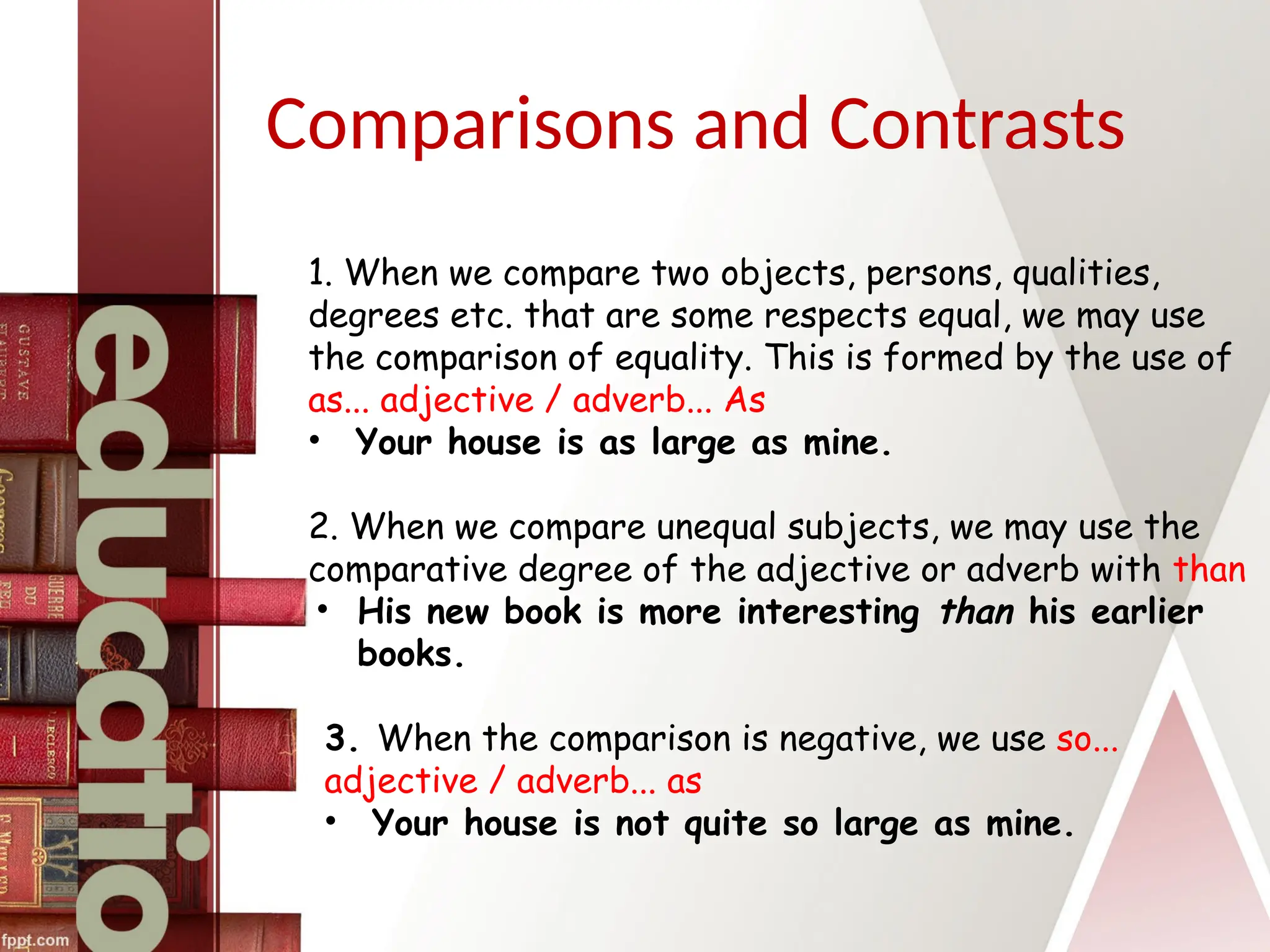 Degrees of Comparison PowerPoint presentation | PPTX