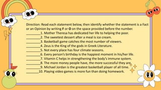 FACT OR BLUFF | PPTX