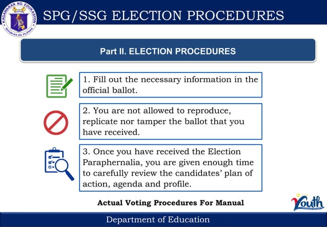 PPT- (DepEd Central) SPG-SSG-Election-Guidelines (1).pdf | Elections ...