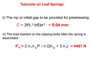 PPT-Design - Leaf Springs235468921122.ppt