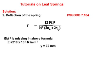 PPT-Design - Leaf Springs235468921122.ppt
