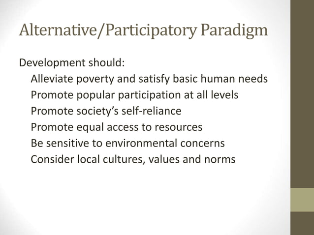 Development Paradigms | PPTX