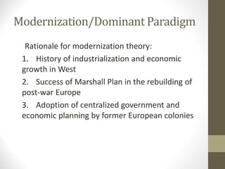 Development Paradigms | PPTX