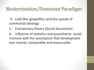 Development Paradigms | PPTX