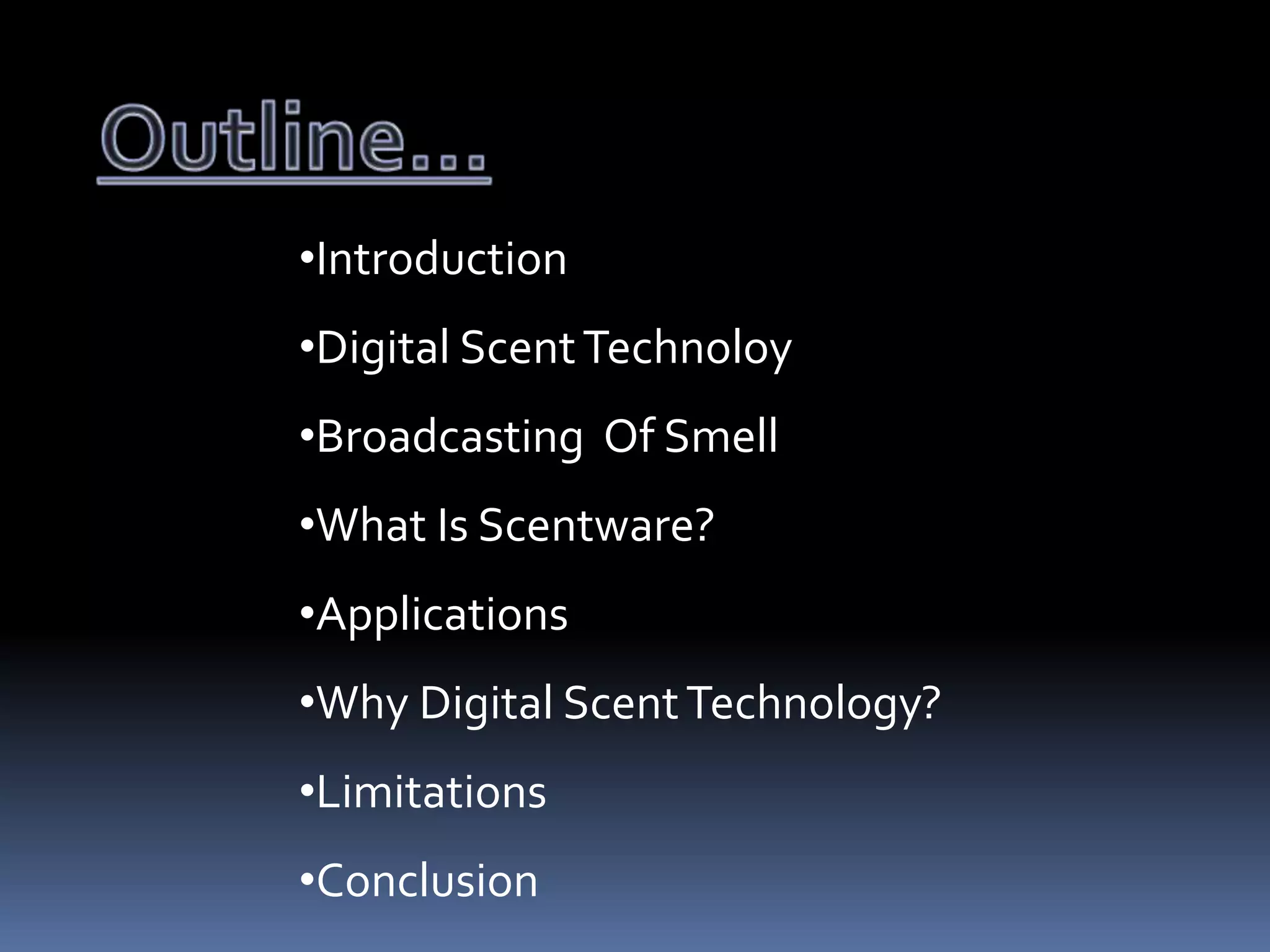 Ppt digital scent | PPTX