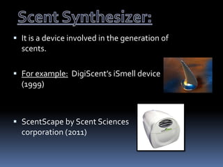 Ppt digital scent | PPT