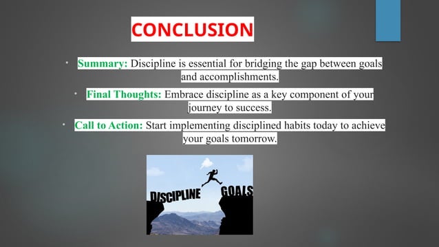 PPT - Role of Discipline in ones life.... | PPT