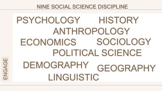 Nature and Functions of Social Sciences Discipline | PPTX