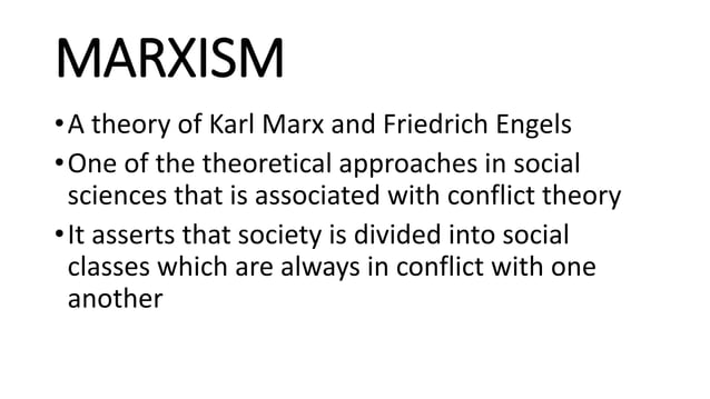 Ppt diss 11-q2-marxism | PPTX | Education