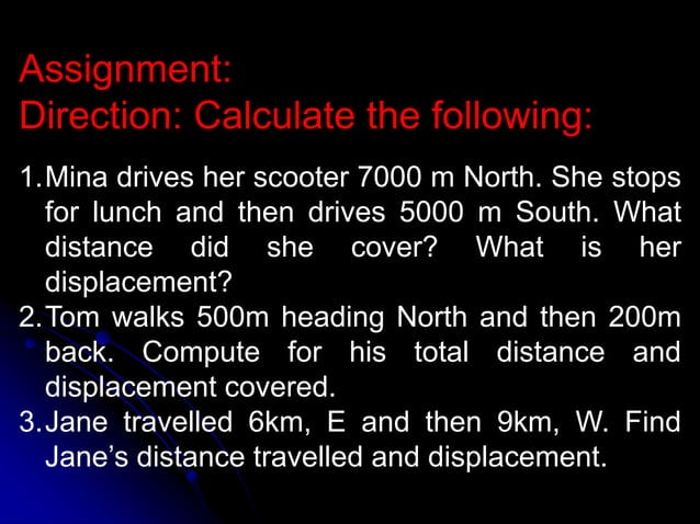 PPT-distance-and-displacement.defined as the science of matter, motion ...