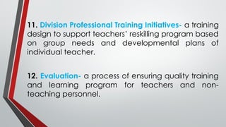 PPT - DIVISION POLICY GUIDELINES ON TRAINING PROGRAM RECOGNITION.pptx