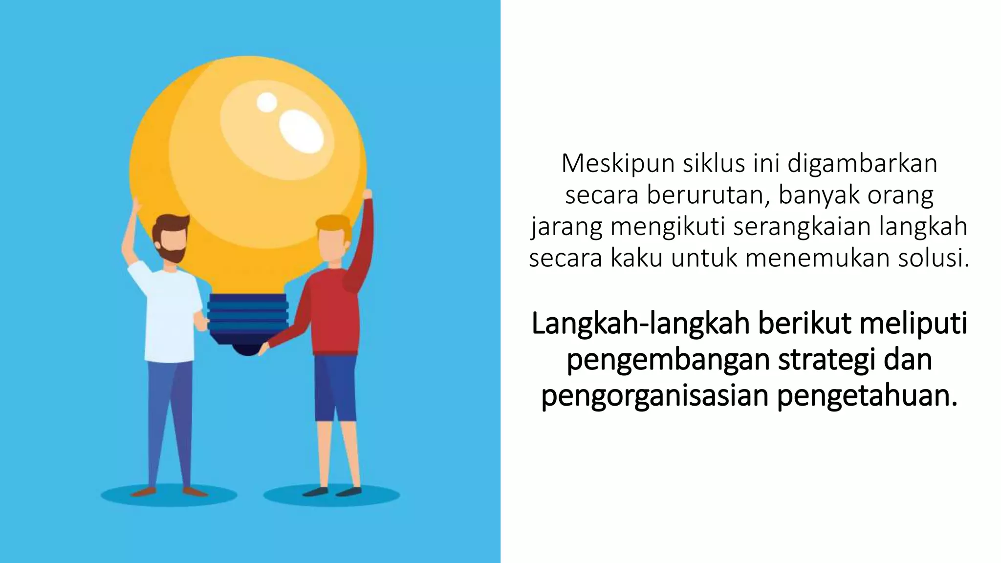 7 Langkah Efektif Pemecahan Masalah (Problem Solving) | PPTX
