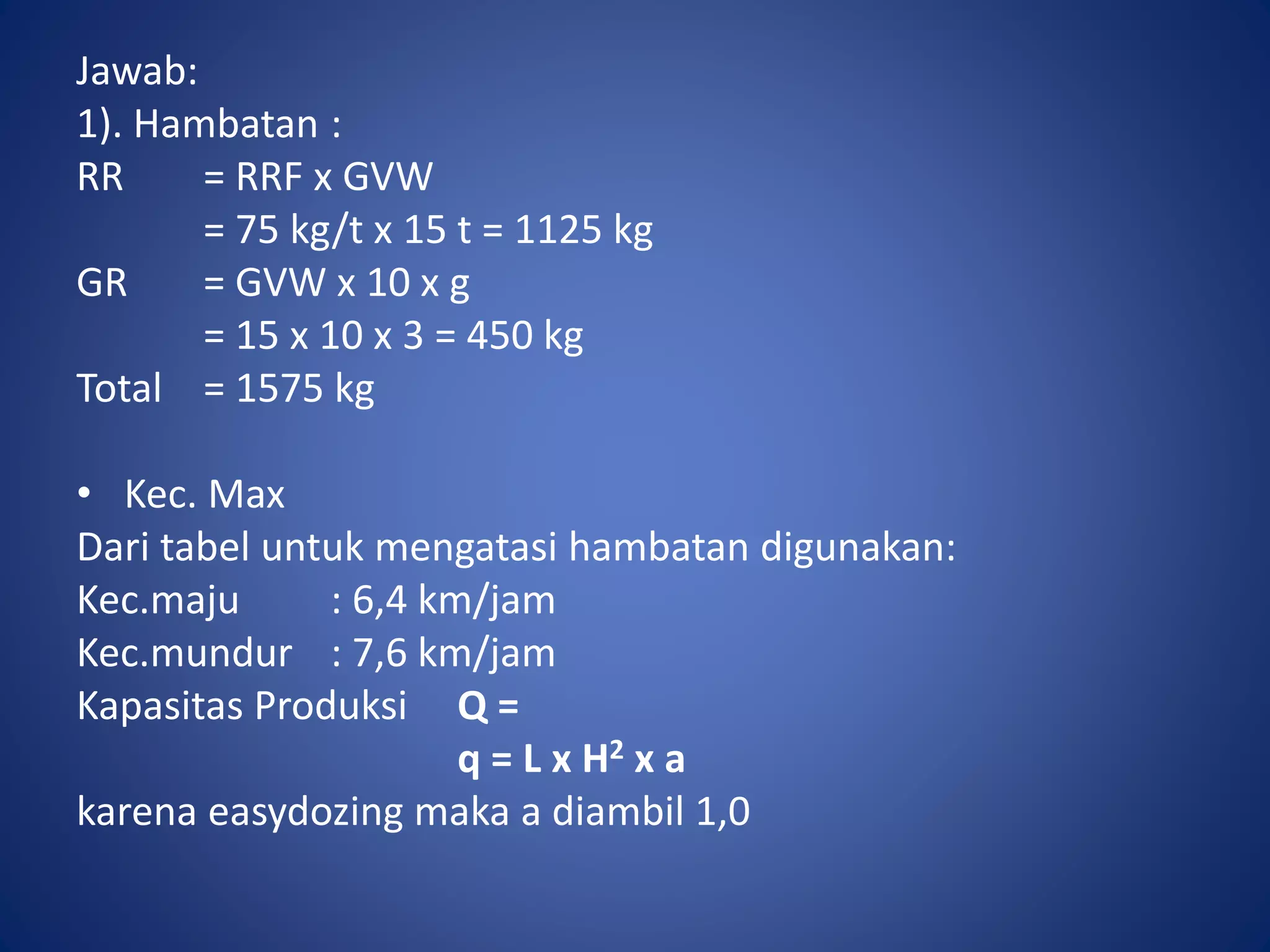 Produktivitas Alat Berat Dozer | PPTX