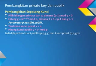 DIGITAL SIGNATURE ALGORITHM (DSA) | PPTX