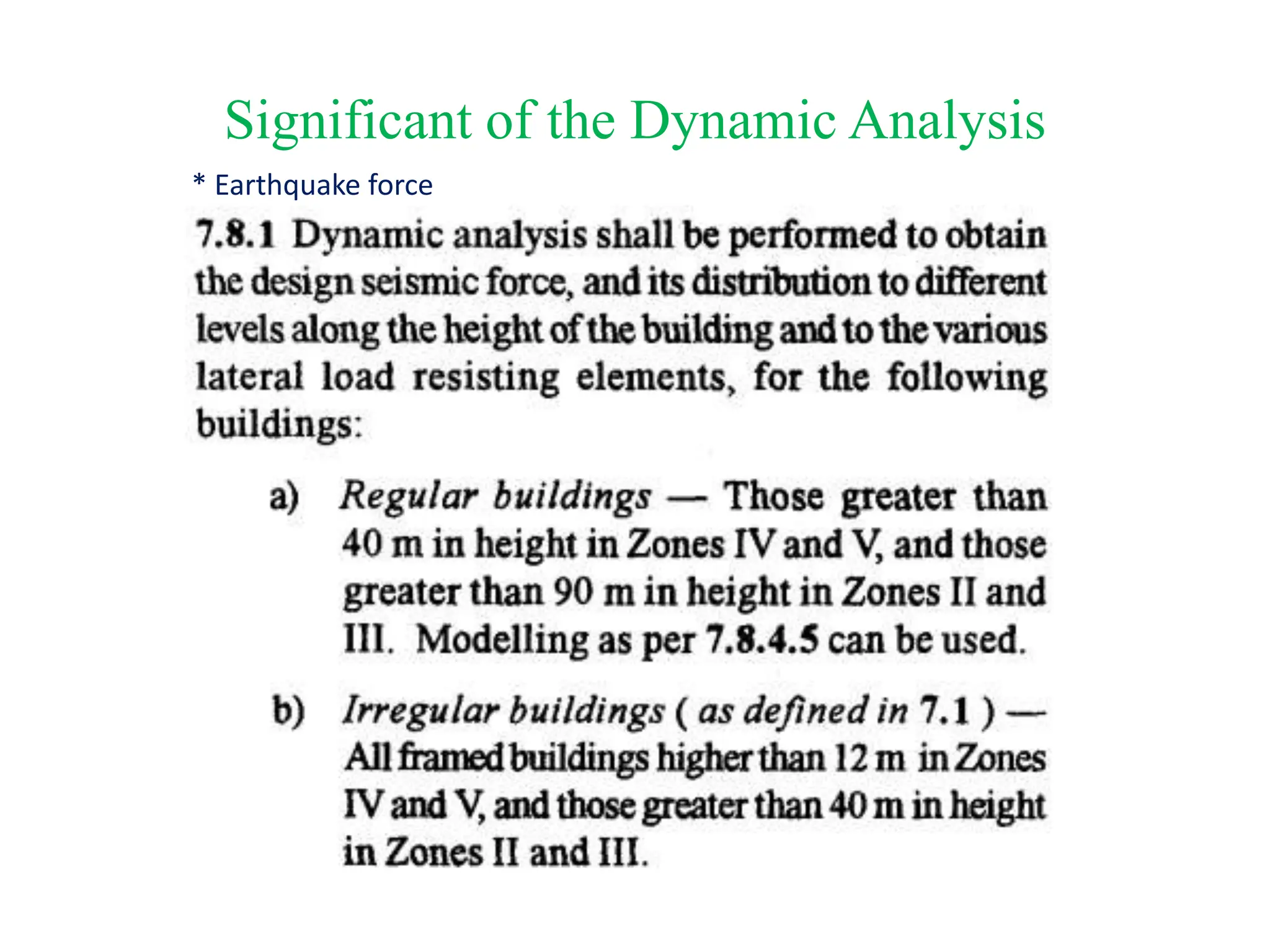 PPT - Dynamic analysis of building structure.pptx