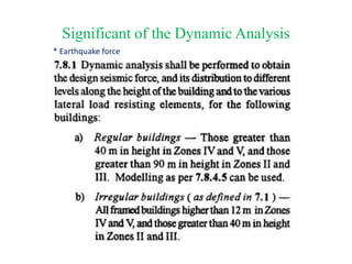 PPT - Dynamic analysis of building structure.pptx