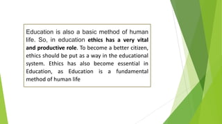 EDUCATION-AND-MORAL-LIFE (PowerPoint presentation) | PPTX