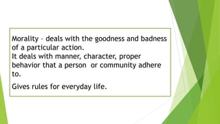 EDUCATION-AND-MORAL-LIFE (PowerPoint presentation) | PPTX