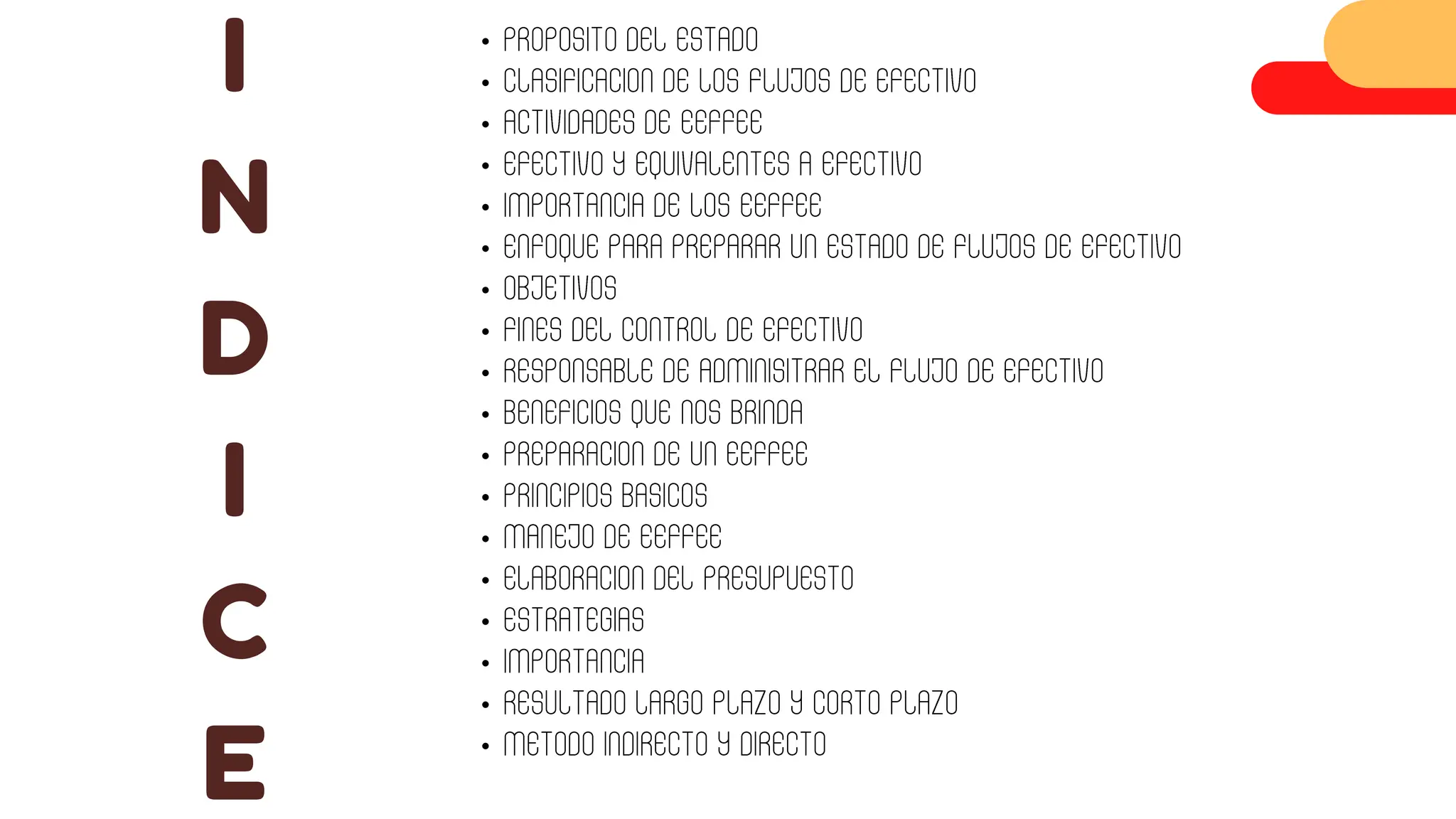 PPT EEFFEE estados de flujo de efectivo curso de economía | PPT