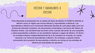 PPT EEFFEE estados de flujo de efectivo curso de economía | PPTX
