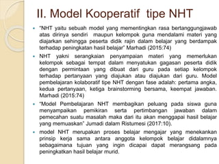 PPT-EFEKTIVITAS MODEL KOOPERATIF TIPE NHT.pptx