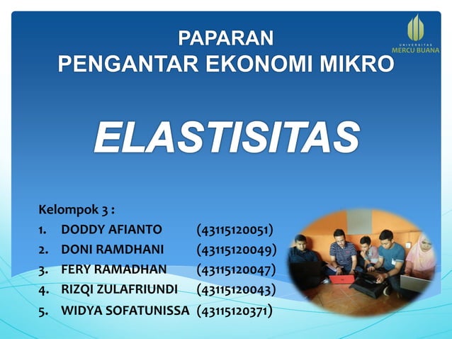 Materi Elastisitas Permintaan dan Penawaran | PDF