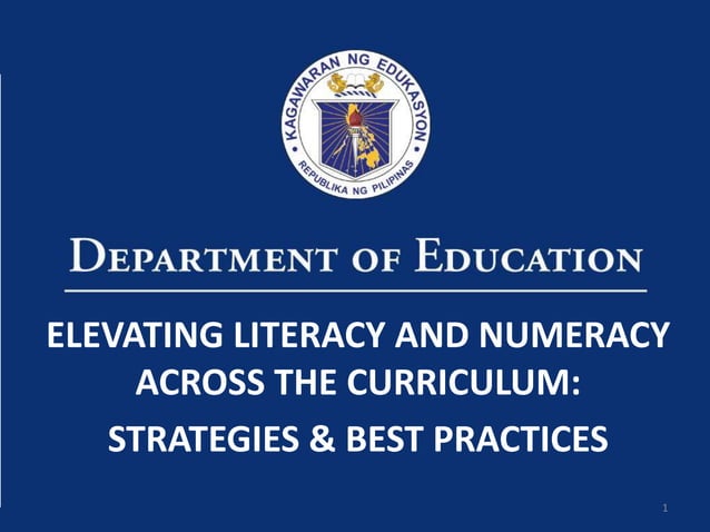 PPT - Elevating Literacy and Numeracy Across Curriculum Strategies and Best Practices.pptx