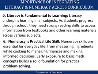 PPT - Elevating Literacy and Numeracy Across Curriculum Strategies and ...
