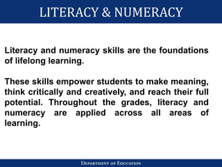 PPT - Elevating Literacy and Numeracy Across Curriculum Strategies and ...