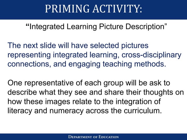 PPT - Elevating Literacy and Numeracy Across Curriculum Strategies and ...