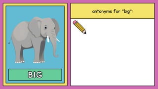 PPT - ENGLISH IN SYNONYMS AND ANTONYMS FOR GRADE 2 | PDF