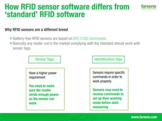 Developing software for RFID sensor systems | PPT