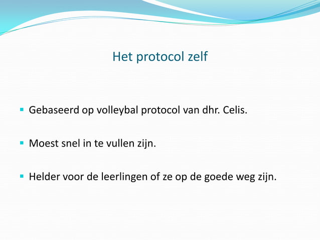 Ppt. evaluatie protocol stage | PDF