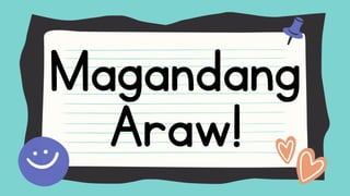 PPT - FIL3 Pagsasabi ng Sariling Ideya.pptx