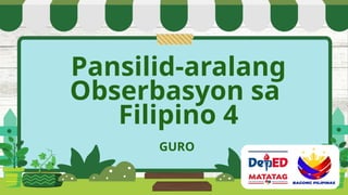 PPT - FIL4 Paggamit ng Pangatnig sa Pagpapahayag ng Saloobin at ...